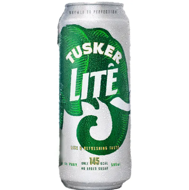 Beer Can Tusker Lite Can 500ml | Booze Byte
